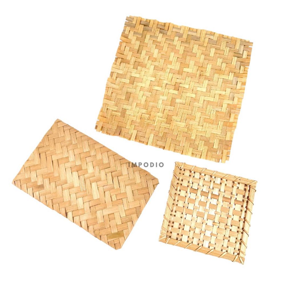 Jual IMPODIO Placemat Tatakan Anyaman Bambu Ukuran 20x30cm - Alas ...