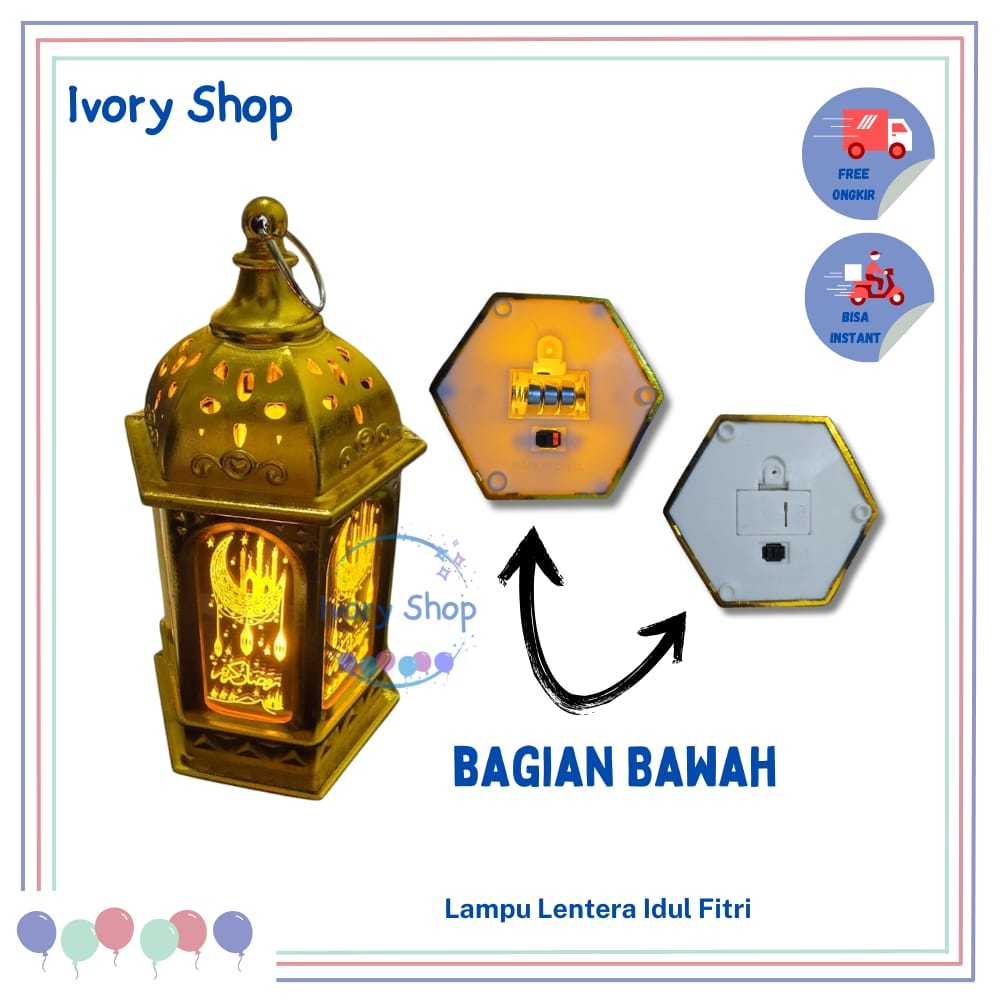 Jual Lampu Hias Lentera LED Dekorasi Idul Fitri Lebaran Hampers ...
