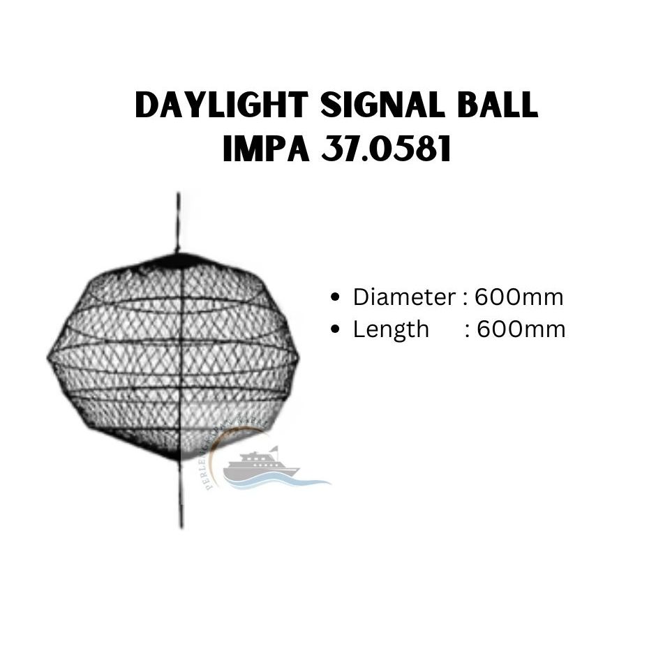 Jual Day SIgnal Ball 600mm x 600mm / Bola hitam kapal / Isyarat tanda ...