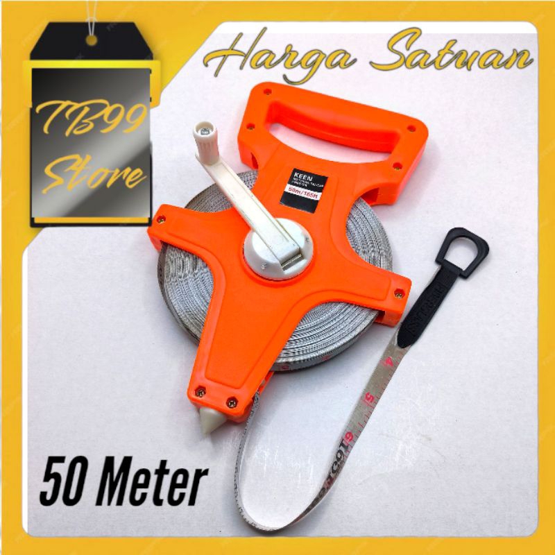 Jual Meteran Fiber 50 M / Meteran Tancap 50 meter | Shopee Indonesia