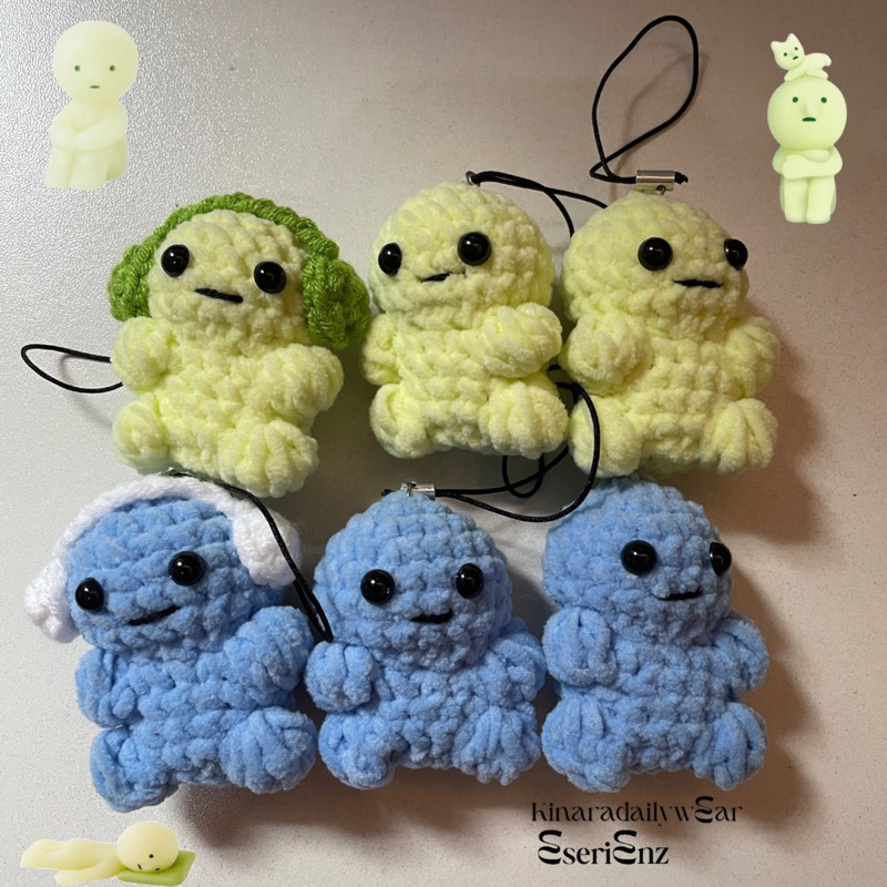 Jual Smiski crochet keychain | smiski keychain | amigurumi | Shopee ...