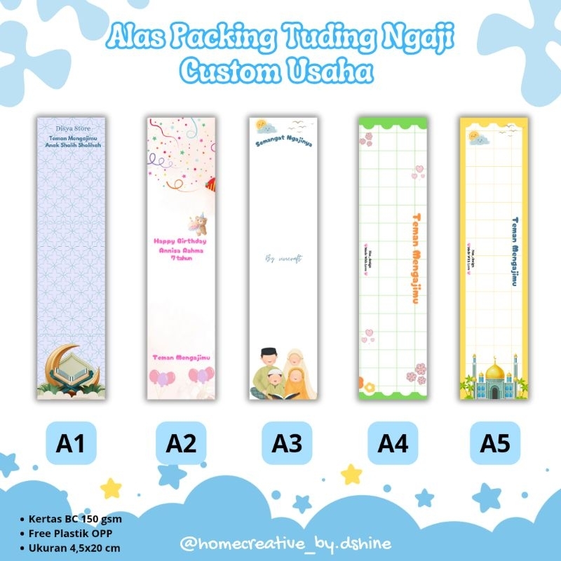 Jual Alas Packing Tuding/ Kalam Ngaji Custom Nama Dan Usaha| Kado Ulang ...
