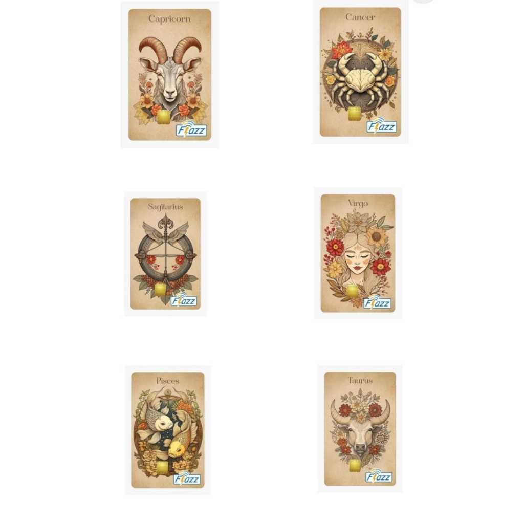 Jual KARTU FLAZZ BCA LIMITED EDITION ZODIAC GEN 2 KARTU ETOL EMONEY ...