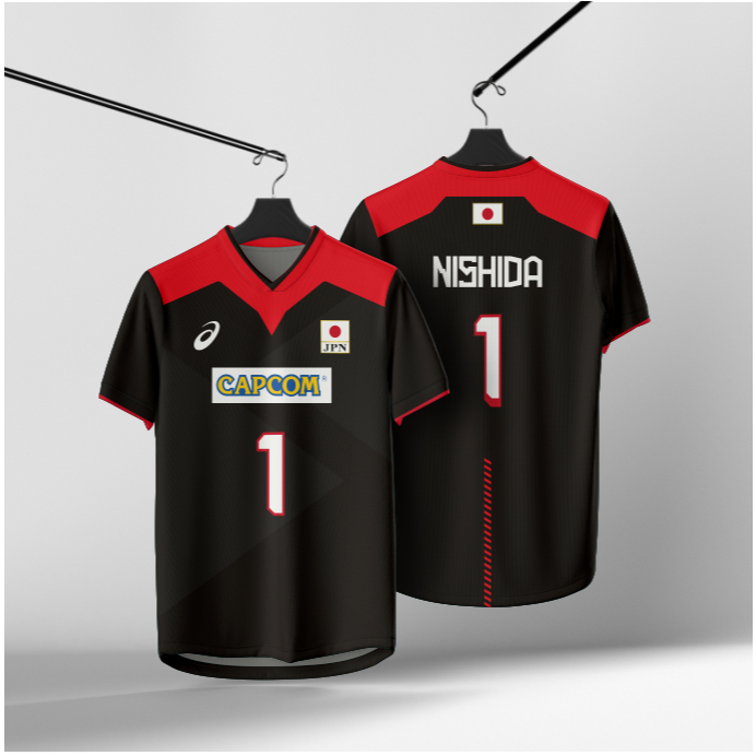 Jual Jersey Volly Japan Capcom Nishida 2024 FULL PRINTING | Shopee ...