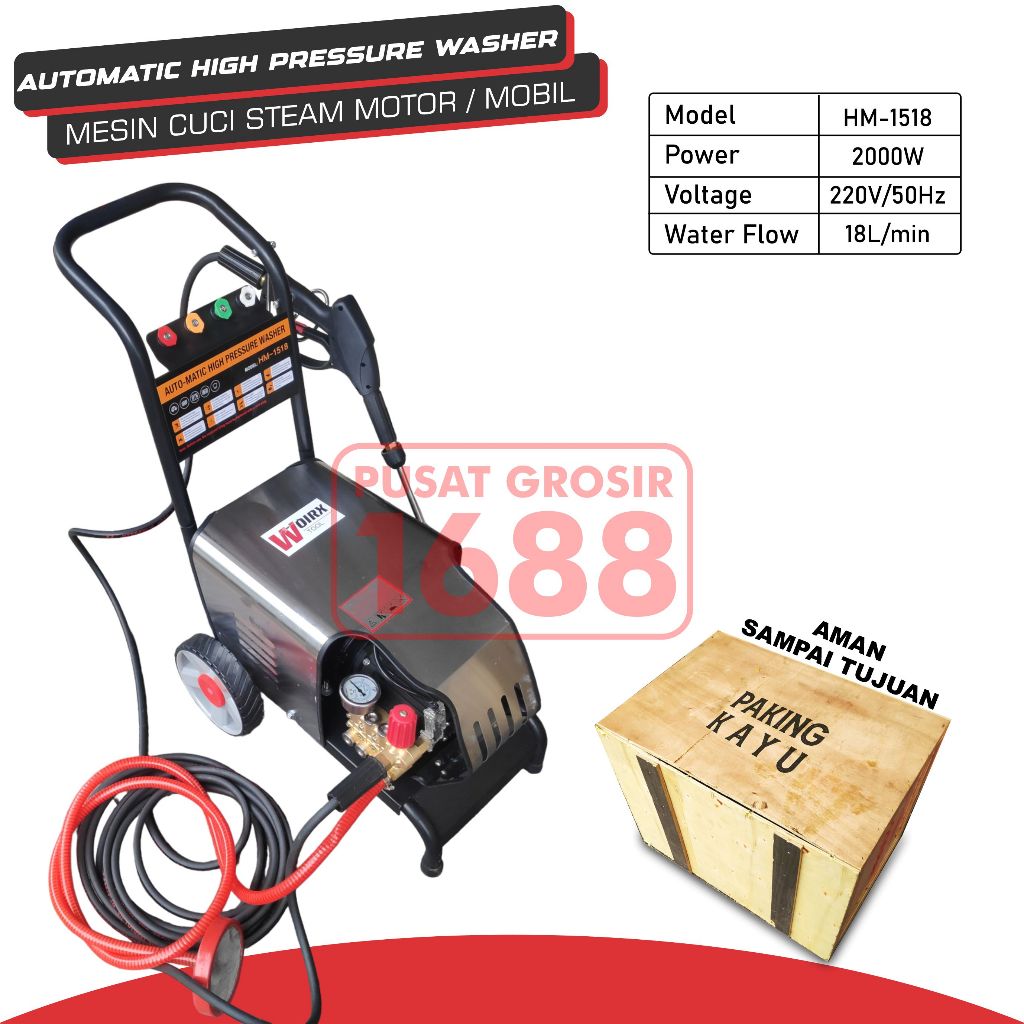 Jual Mesin Semprot Cuci Motor Mobil Otomatis Jet Cleaner Automatic High ...