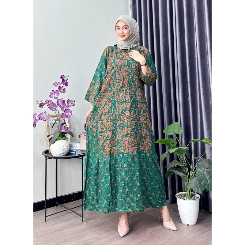 Jual daster Maura jumbo daster Maura batik daster jumbo lengan panjang ...