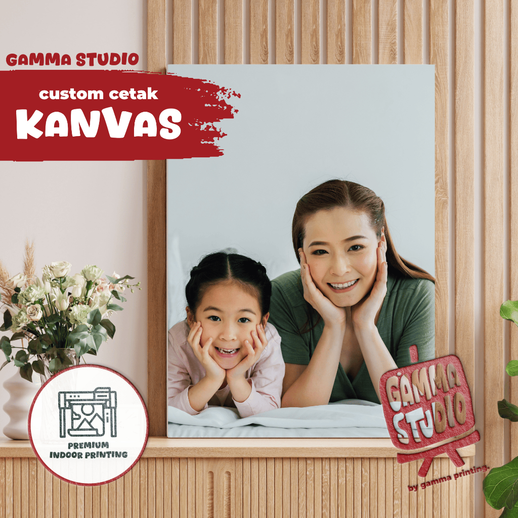 Jual Cetak Foto Kanvas / Canvas Photo Print + Spanram ( Rangka Kayu ...