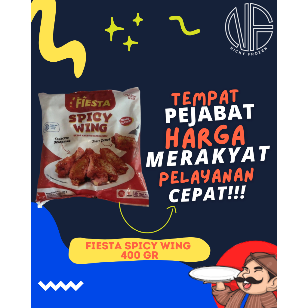 Jual FIESTA SPICY WING 400 GR | Shopee Indonesia