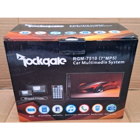 Jual HEAD UNIT DOUBLE DIN MURAH 7 Inch DECKLESS Mp5 ROCKGATE layar Full ...