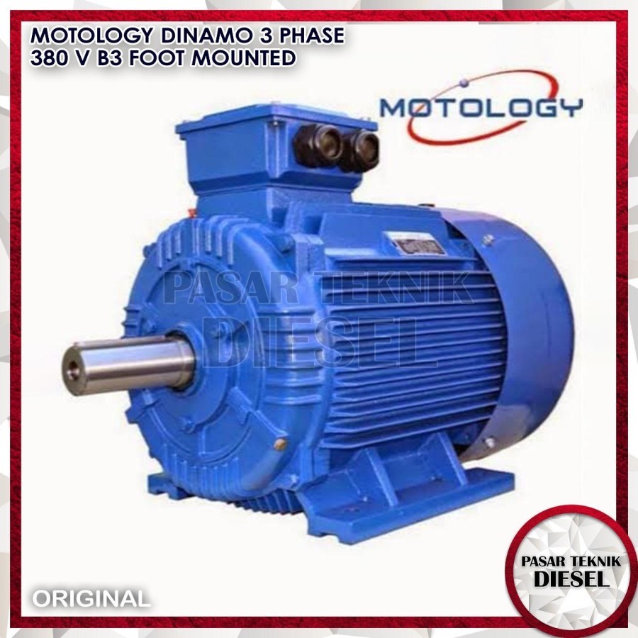 Jual Dinamo Motor 4 HP 3 KW 3000 RPM 3 PHASE 2 POLE Gulungan Tembaga ORI | Shopee Indonesia