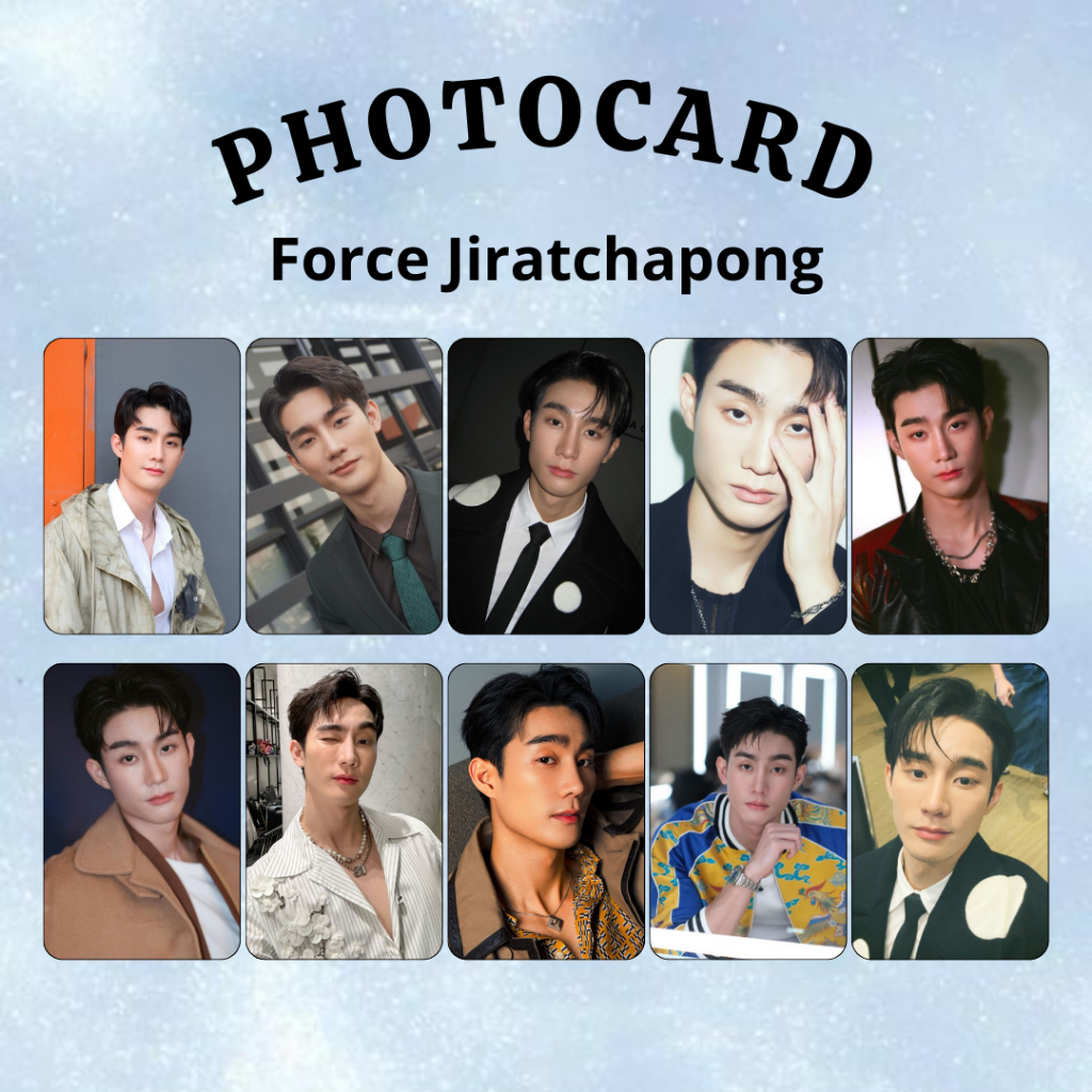 Jual [25 PCS] Photocard Force Jiratchapong Aktor Thailand Selca Aktor ...
