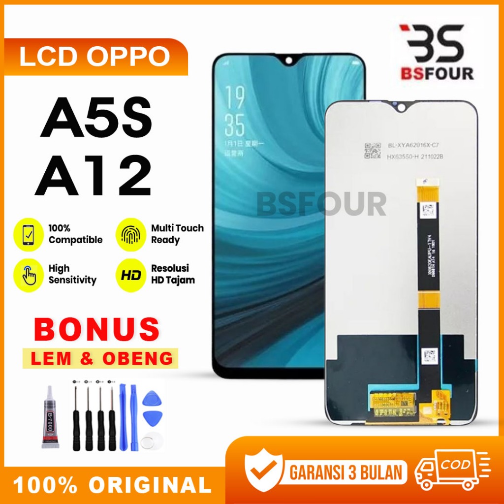 Jual LCD OPPO A5S / A7 / A12 / REALM 3 FULLSET TOUCHSCREEN ORIGINAL ...