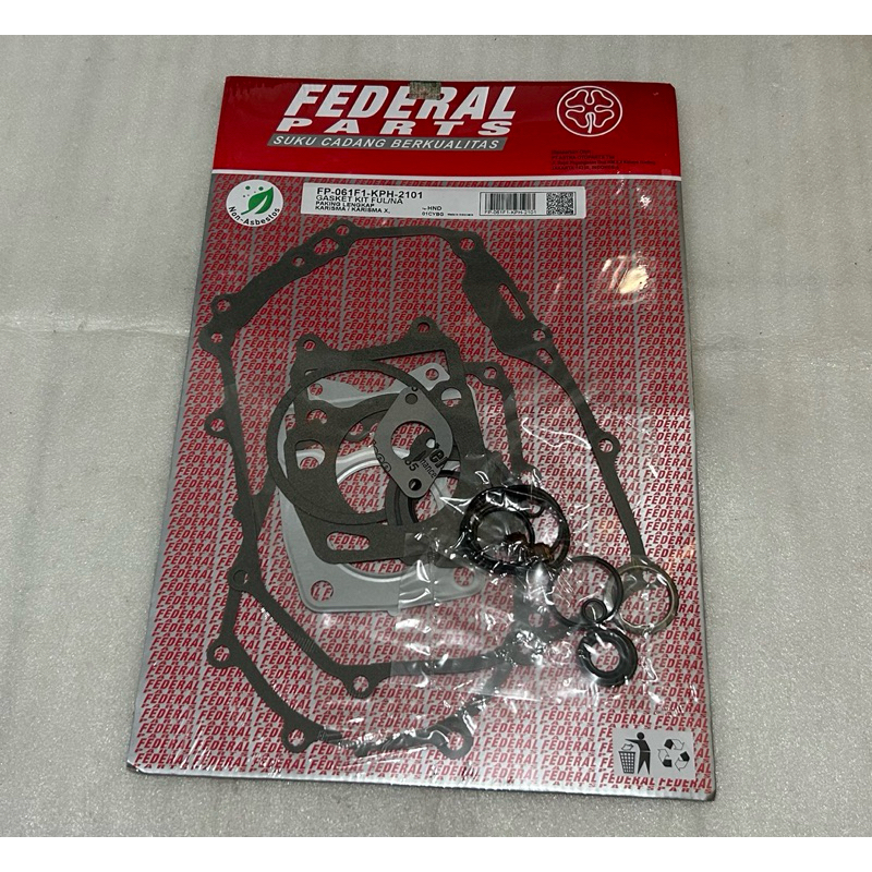 Jual Packing Gasket Full Set Karisma Supra X125 Lama Barman Merk Federal | Shopee Indonesia