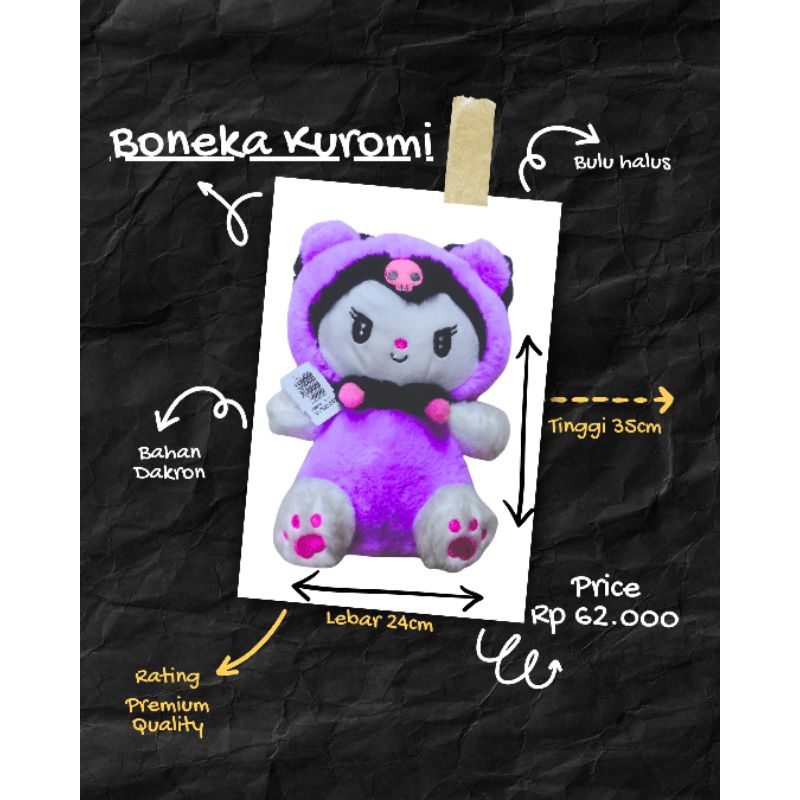 Jual Boneka Kuromi | Shopee Indonesia