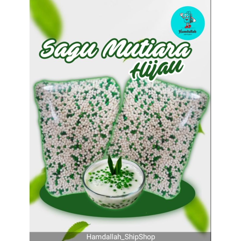 Jual Sagu mutiara Hijau 1kg/Pacar cina/Sekoteng pacar cina,biji delima ...