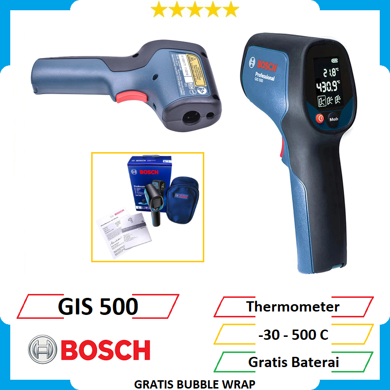 Jual Bosch GIS 500 Industrial Thermometer Infrared Termometer Industri ...