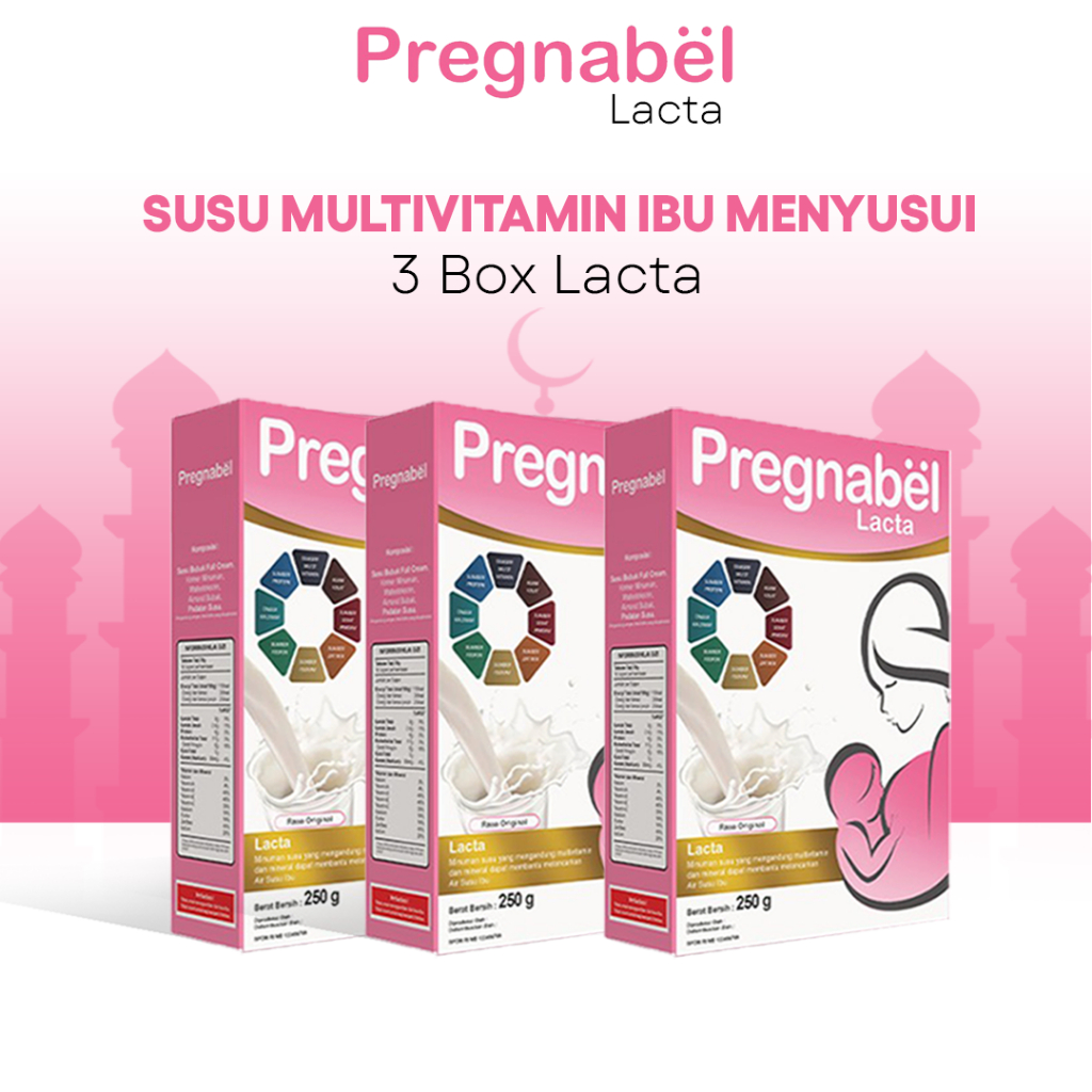 Jual Paket Bundling 3 Pcs Pregnabel Lacta - Susu Multivitamin Pelancar ...