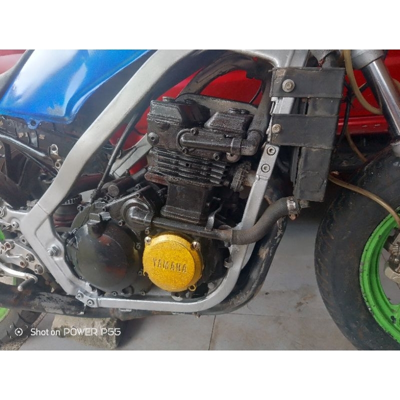 Jual Engine Mesin Moge Yamaha Fz400 set Radiator dan knalpot Buat yg ...