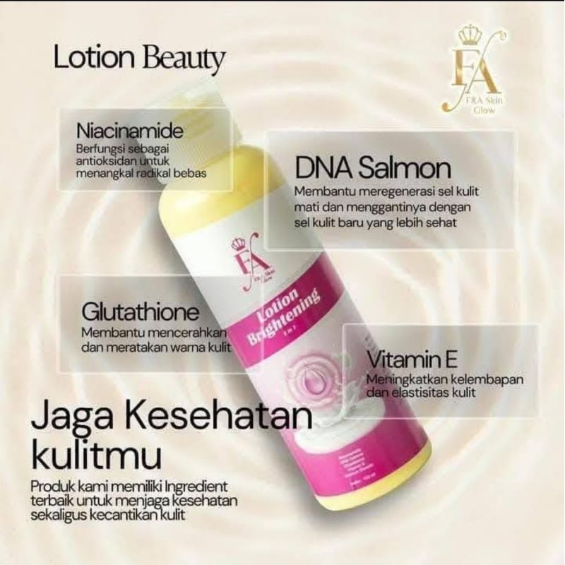 Jual FA SKINCARE/HANDBODY FA GLOW 2 IN 1 BIBIT PEMUTIH/FA SKINCARE BPOM ...