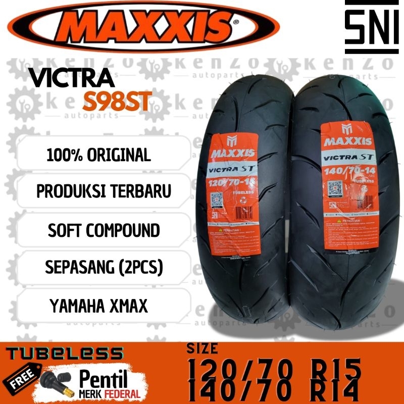 Jual Paket Tubeless Ban Motor Yamaha Xmax X max X-max Connected Abs Old ...