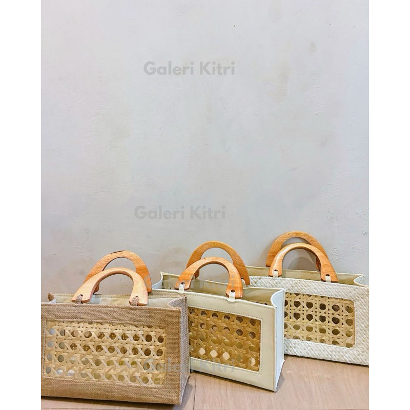 Jual Tas Hampers / Parcel Tas Goni Anyaman Bambu / Terbaru 2025 ...
