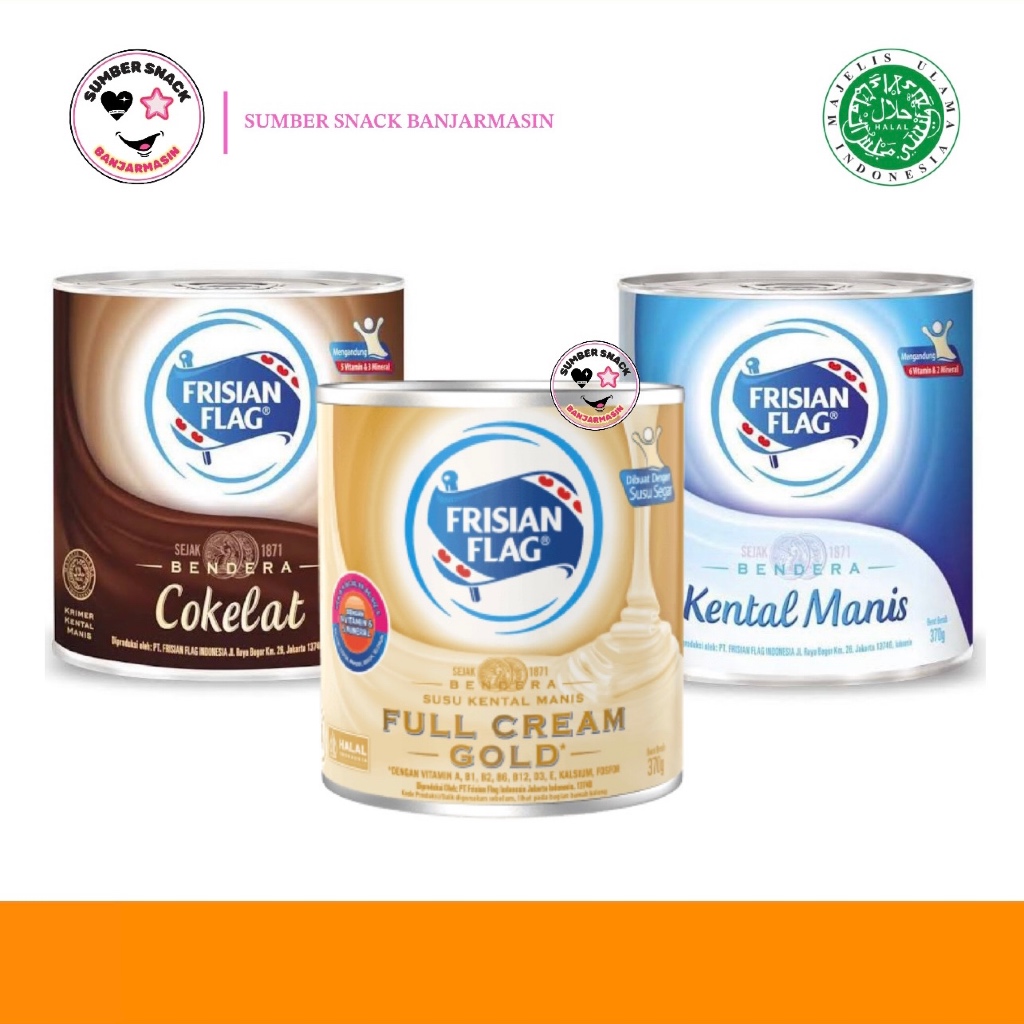 Jual Frisian Flag Kental Manis Kaleng (370g) (3 Varian Rasa) | Shopee Indonesia