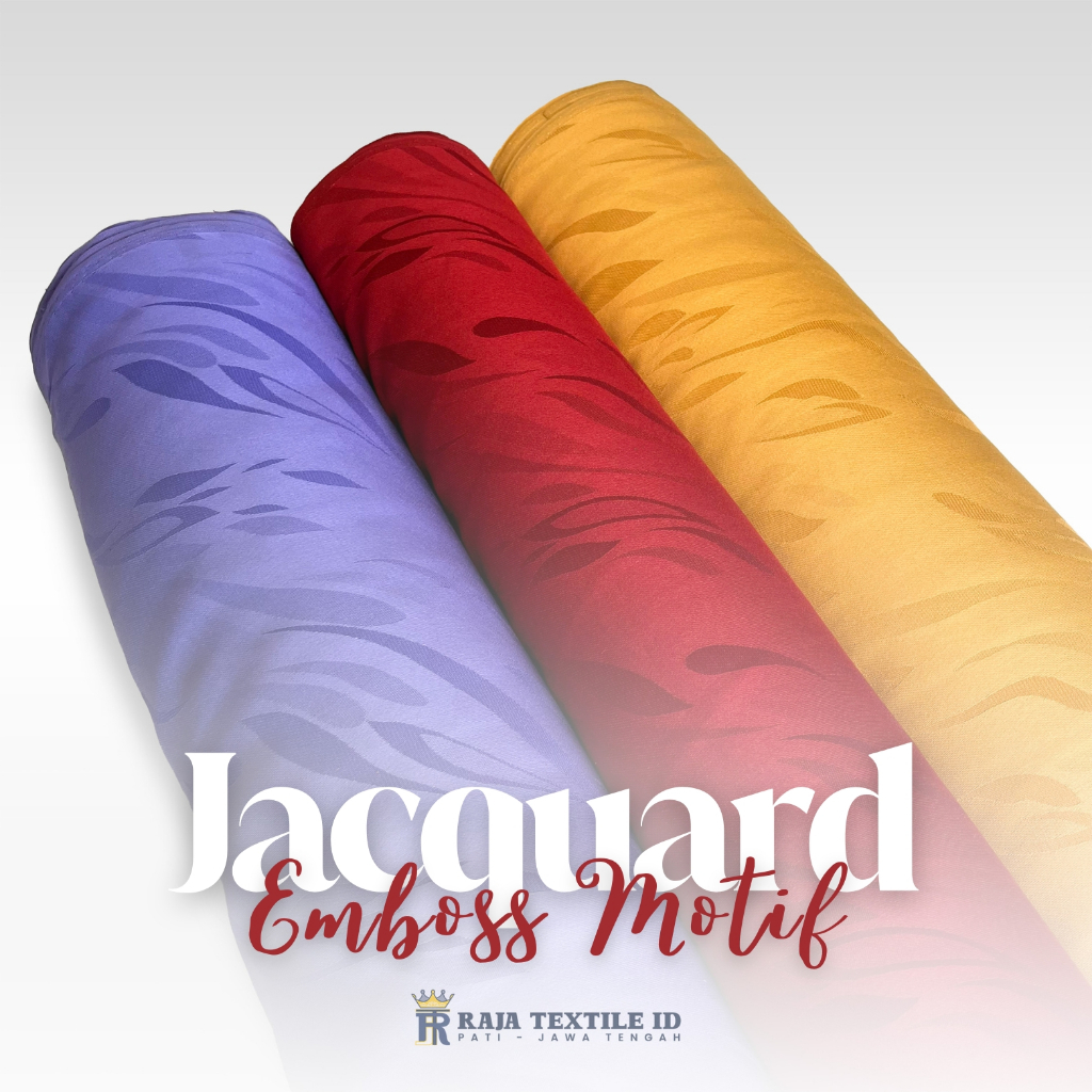 Jual Kain Jaguard Embos / Jacquard Emboss / Embroidere Jacquard ...