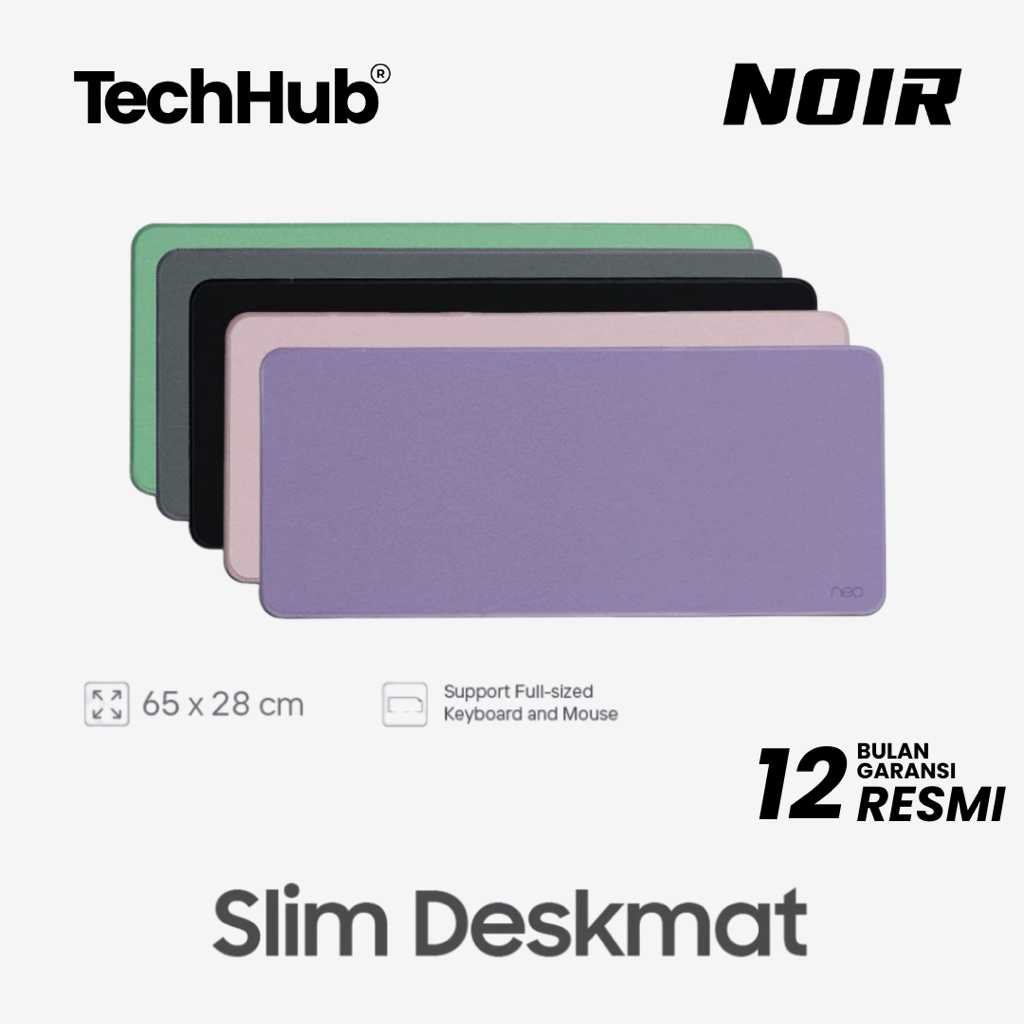 Jual Noir Neo Slim Deskmat Mousepad Medium Alas Mouse dan Keyboard ...