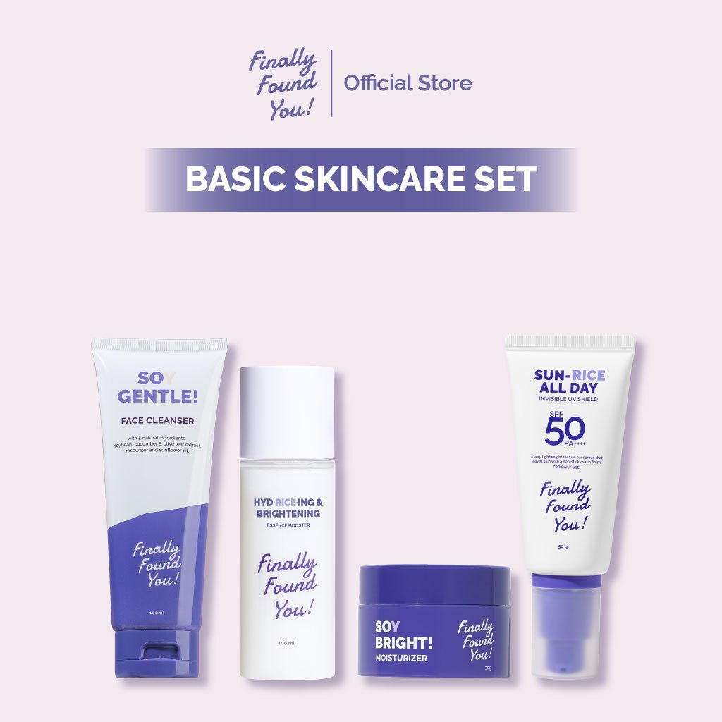 Jual [PRE ORDER] Finally Found You! BUNDLE BASIC SKINCARE: Soy Gentle ...