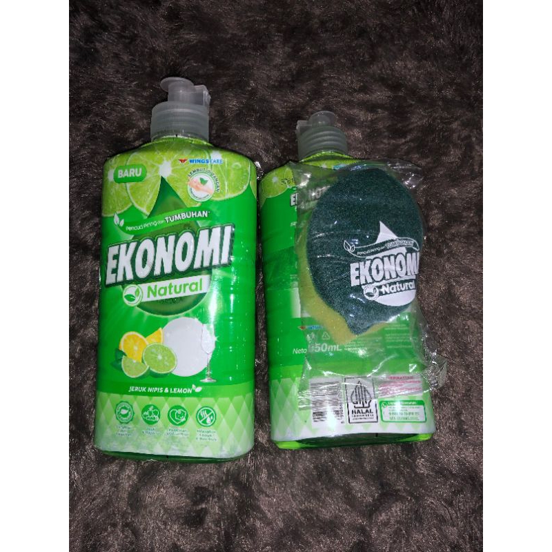 Jual ekonomi power liquid sabun cuci piring natural jeruk nipis botol ...