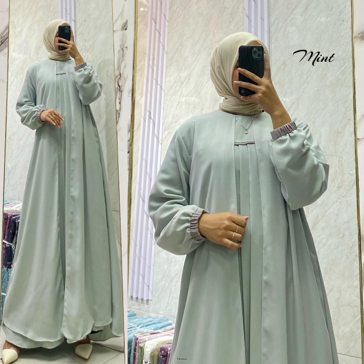 Jual ARDTRA COLLECTION GAMIS MINT BORKEN WHITE YORIS PREMIUM LEBARAN ...