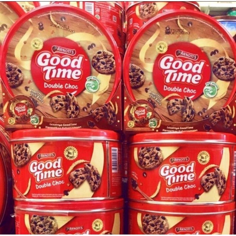 Jual Good Time Roti Kaleng Double Choc | GoodTime Kaleng | Good time ...