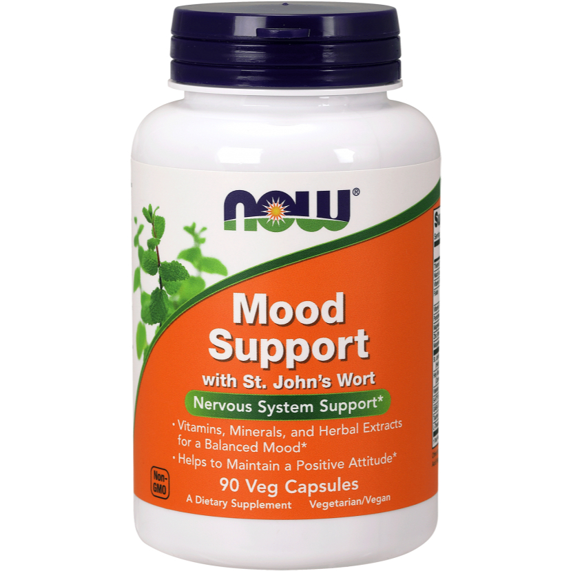 Jual NOW Vitamin Mood Support 90 Veg Capsules – Dukung Kesehatan Mental ...
