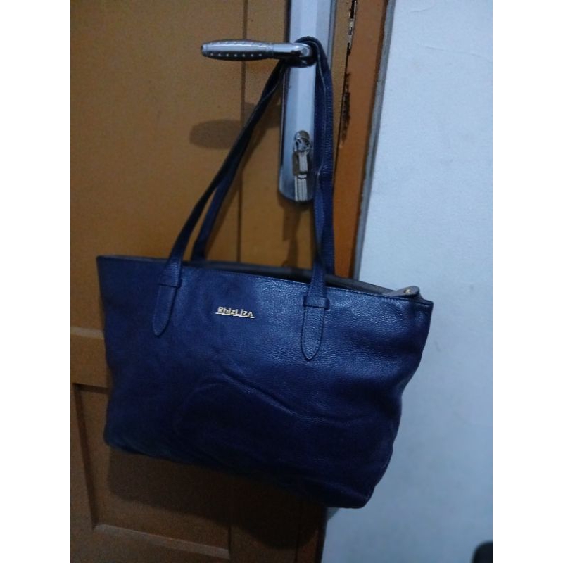 Jual [Second]Totebag kulas warna navy | Shopee Indonesia