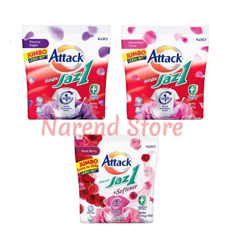 Jual Attack detergen bubuk 1.6kg | Shopee Indonesia