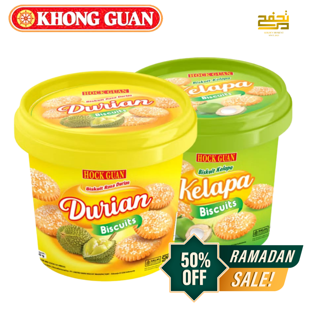 Jual Hock Guan Biscuits Varian Bucket timba /KUE LEBARAN/KADO/HAMPRES ...