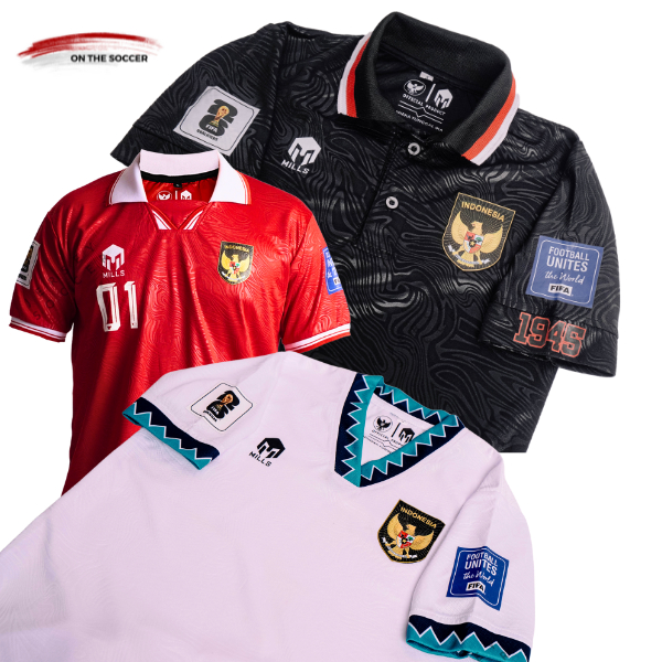 Jual Jersey Timnas indonesia Mills Dewasa Hitam Merah Putih Tersedia ...