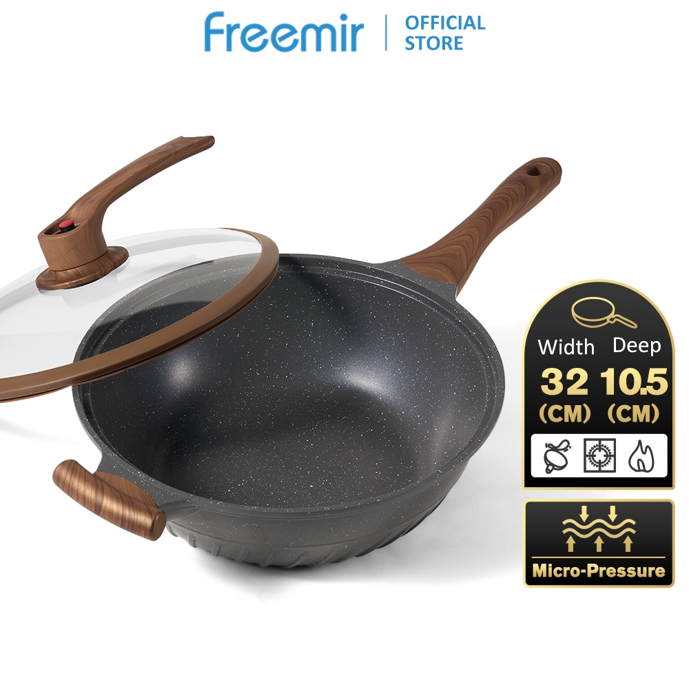 Jual [OFFICIAL Garansi 2 Tahun] freemir 32cm Die-cast Wokpan Vya Micro ...