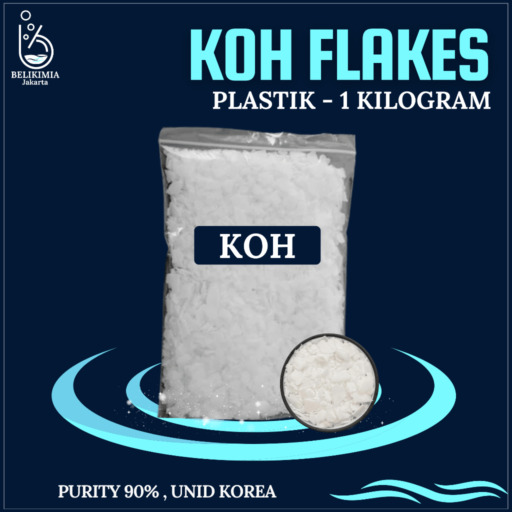 Jual KOH FLAKES - Bahan Baku Pembuatan Sabun - Pengatur PH Larutan | Shopee Indonesia