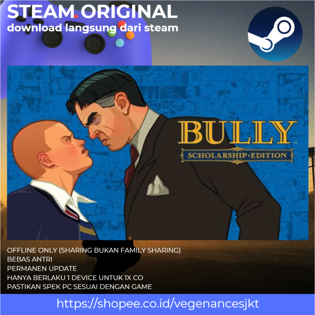 Jual Bully Scholarship Edition PC Game Sharing Original Latest | Shopee ...