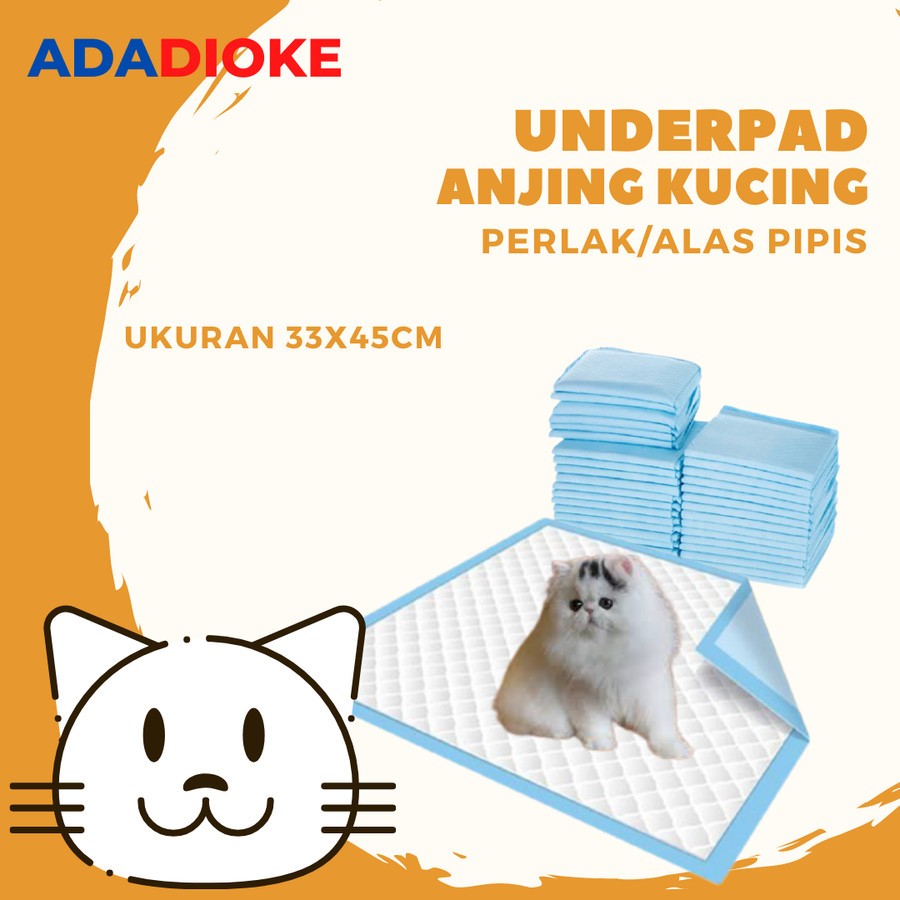 Jual Alas Pipis Perlak Anjing Kucing Pee Poop UNDERPAD 33x45 cm ...