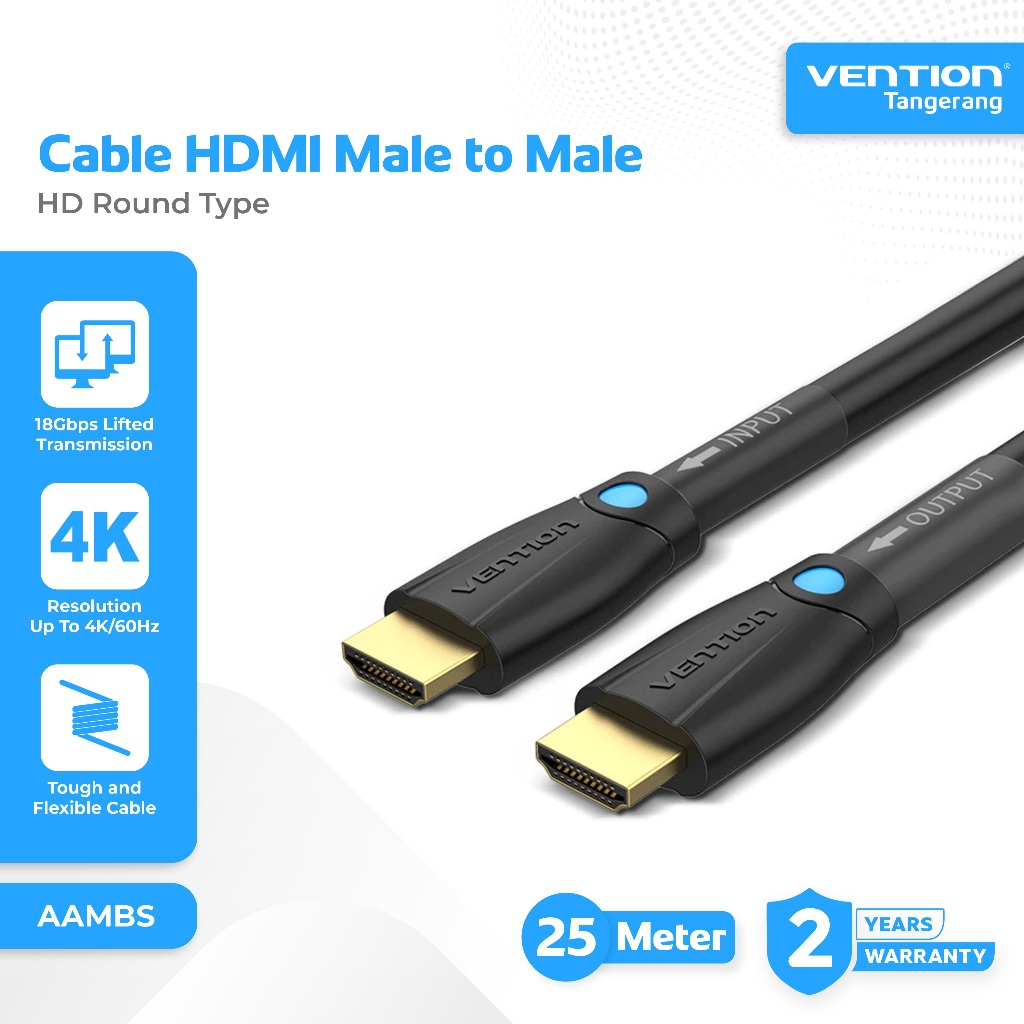 Jual Vention Kabel HDMI 2.0 4K 60hz Ultra HD For Structured Cabling High Speed Quality 3D ...