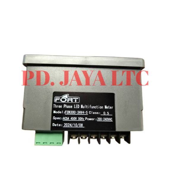 Jual Fort Digital Power Meter LED V/A/HZ - Ampere/Volt/Hz Meter FCN300-3AV4-5 | Shopee Indonesia
