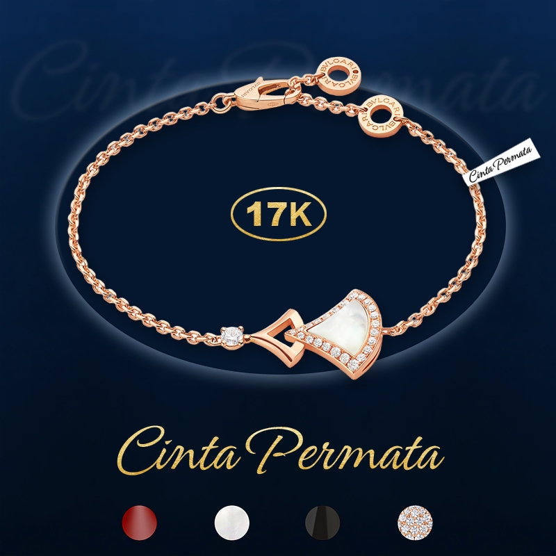 Jual Gelang wanita emas 17k Mutiara Putih dengan Berlian - Muslim ...