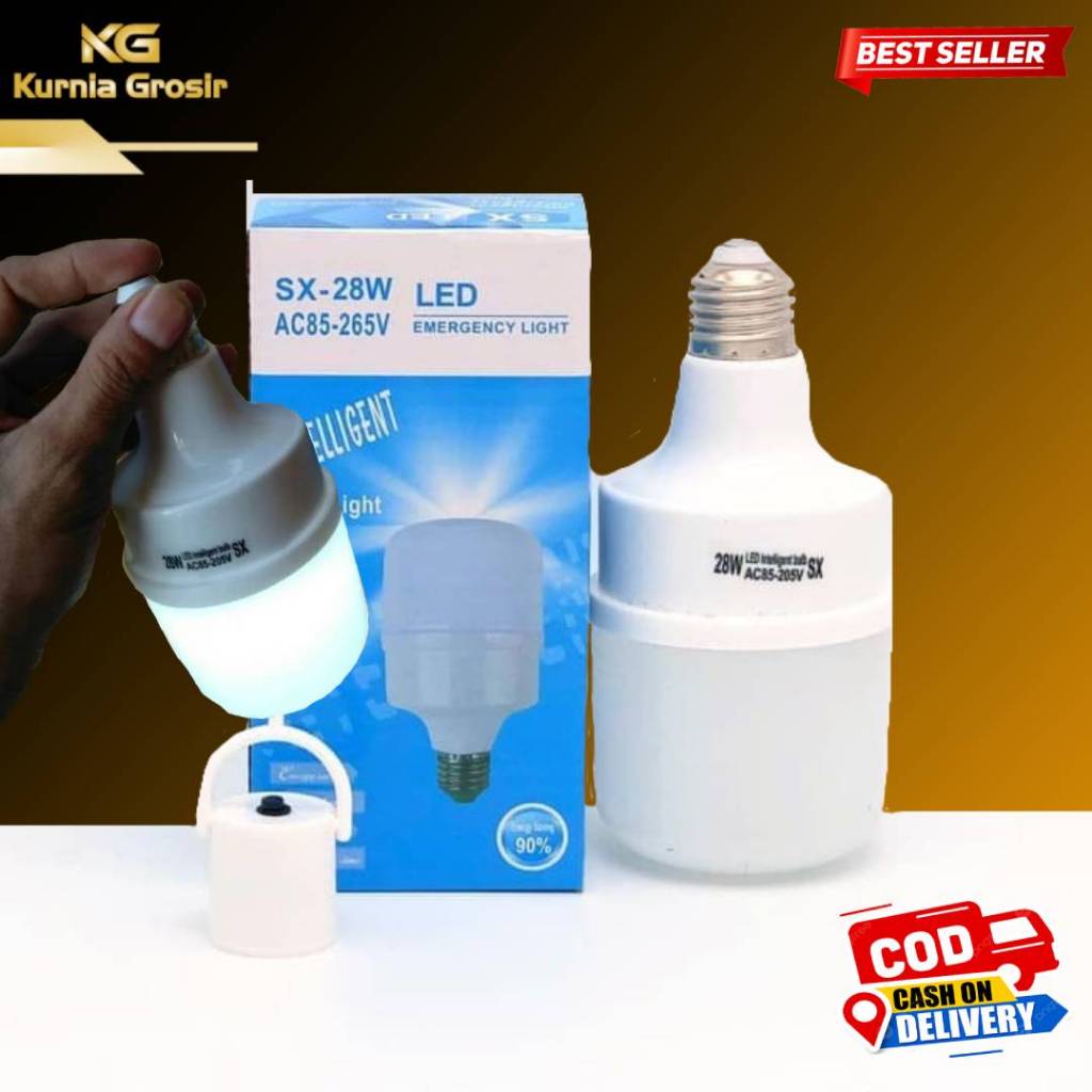 Jual Bohlam Lampu Emergency Led 28 watt SX ,Sentuh Nyala Lampu Darurat Otomatis Menyala / lampu ...