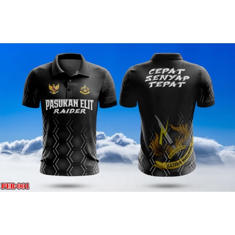Jual BAJU JERSEY KERAH WANGKI "PASUKAN ELIT RAIDER" PREMIUM ( FREE ...