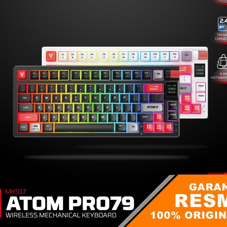 Jual Fantech Atom Pro 79 MK917 Wireless Mechanical Gaming Keyboard With ...