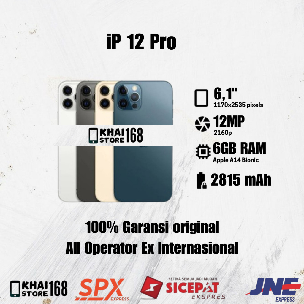 Jual IPHONE 12PRO SECOND 512GB 256GB 128GB IP 12Pro BEKAS MULUS FULLSET | Shopee Indonesia