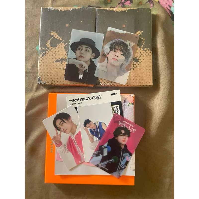 Jual bts v taehyung layover album weverse version sealed enhypen day 1 ...