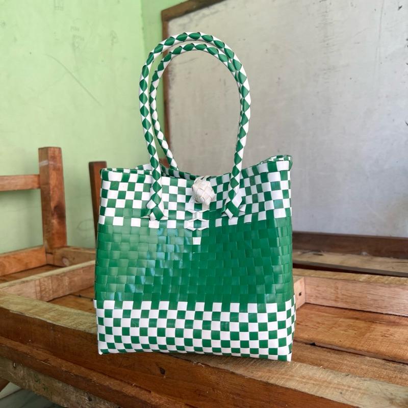 Jual TAS anyaman / Tas hajatan / Tas kotak nasi paket 10 pcs | Shopee ...